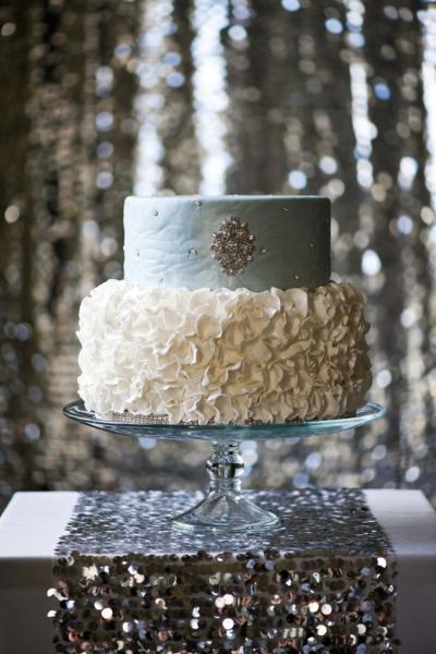 Sparkly Blue and Silver Glamorous Wedding Inspiration | Every Last Detail