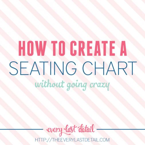 How To Create An Assigned Seating Chart (Without Going Crazy) | Every ...