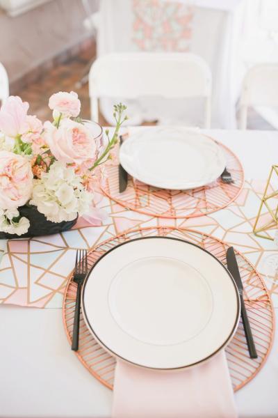A Modern Geometric Inspired Baby Shower | Every Last Detail